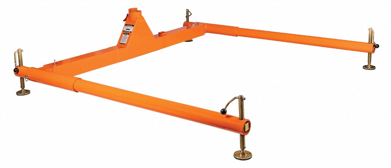 FALLTECH, 14 1/2 in, Catwalk/Floor/Manhole/Tank Mnt, Portable Base ...