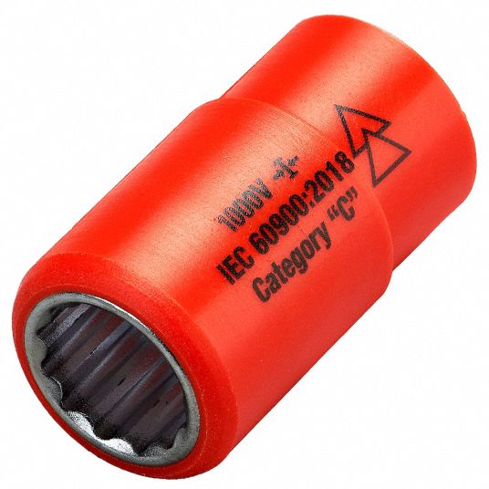 ITL, 3/8 in Drive Size, 9/16 in Socket Size, Insulated Socket - 60XN45 ...