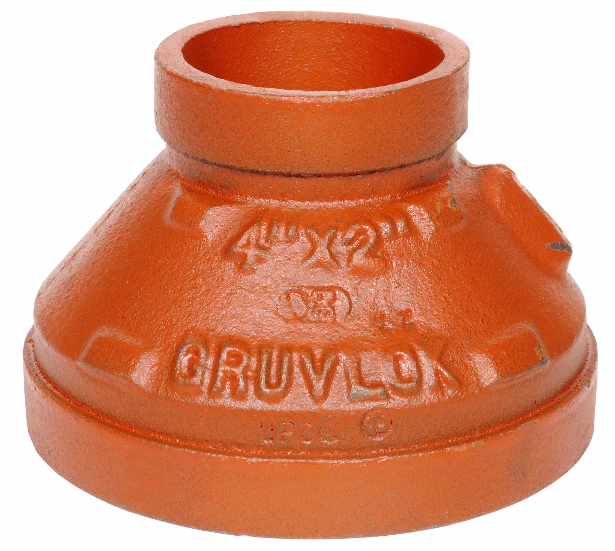 GRUVLOK Ductile Iron 6 In X 2 1 2 In Fitting Pipe Size Concentric