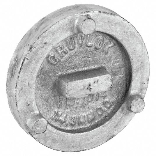 Ductile Iron, 4 in Fitting Pipe Size, End Cap - 60XT74|0390132041 ...