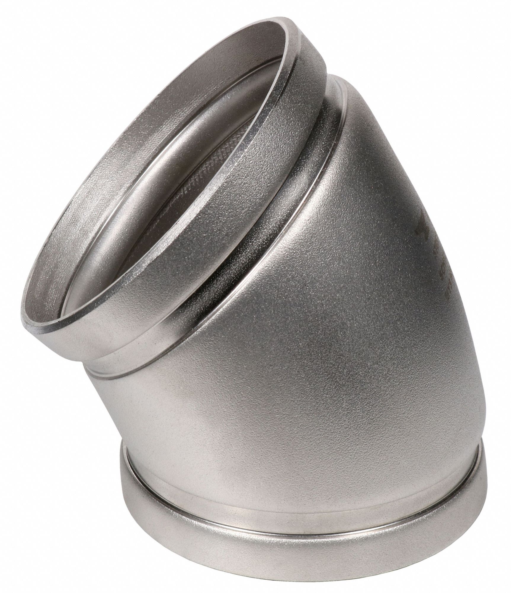 304 Stainless Steel, 6 in x 6 in Fitting Pipe Size, 90° Long Radius ...