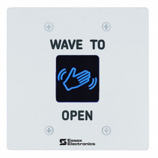 ESSEX, 4 1/2 in Ht, 1 1/4 in Dp, Wave-to-Open Touch Plate - 60YP16|HEW ...