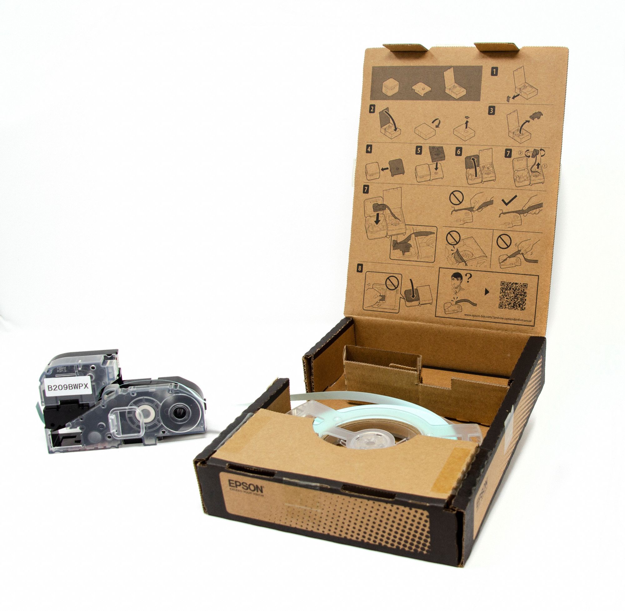 3/8 in x 147 19/32 ft, Polyester, Continuous Label Roll in Box - 60YR18 ...