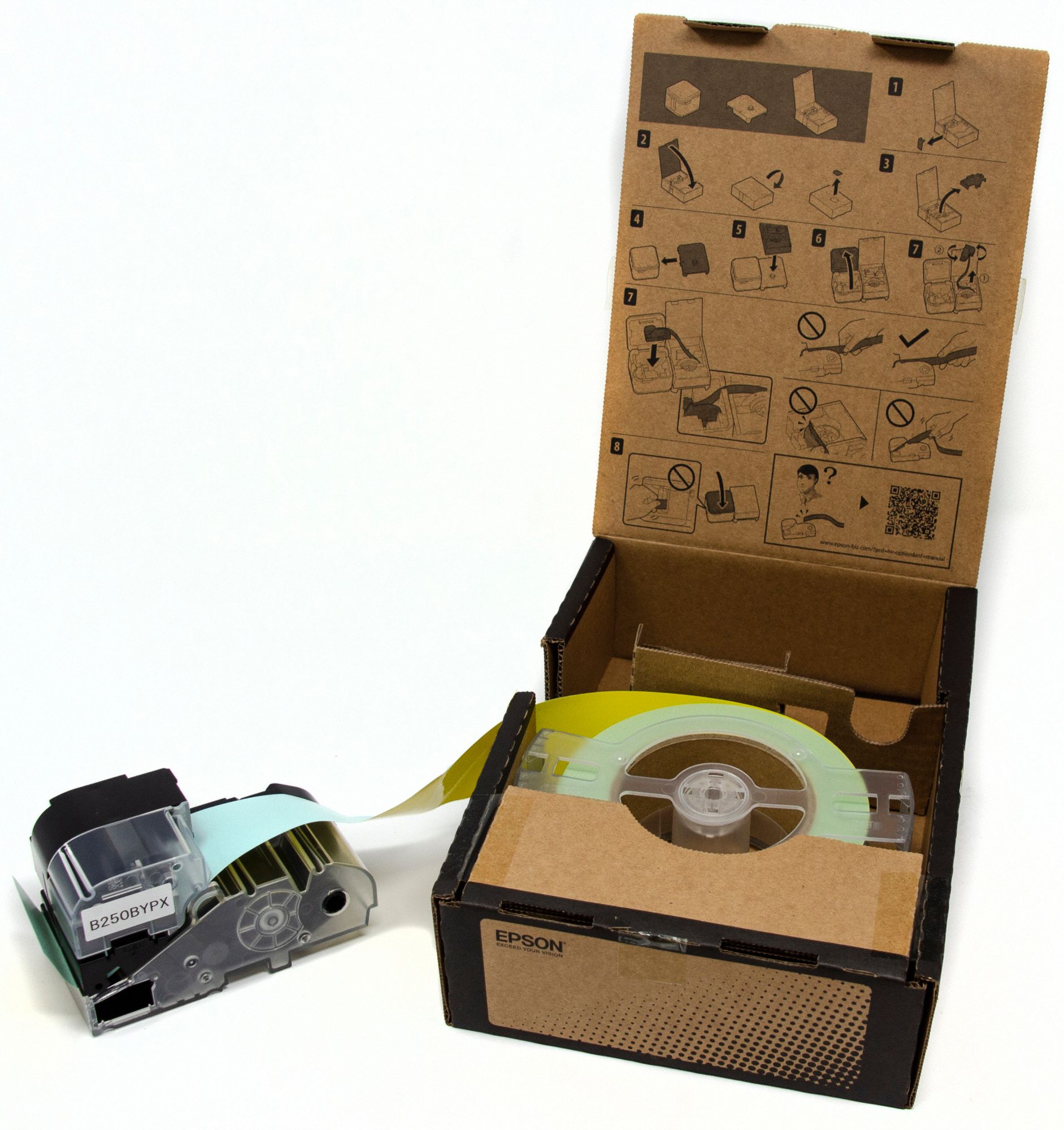 2 in x 147 19/32 ft, Polyester, Continuous Label Roll in Box - 60YR37 ...