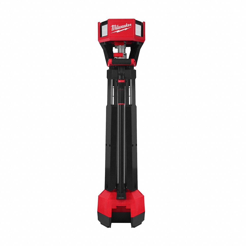 MILWAUKEE Cordless Tripod Light: M18, Bare Tool, 6,000 lm Max., 3 Modes ...