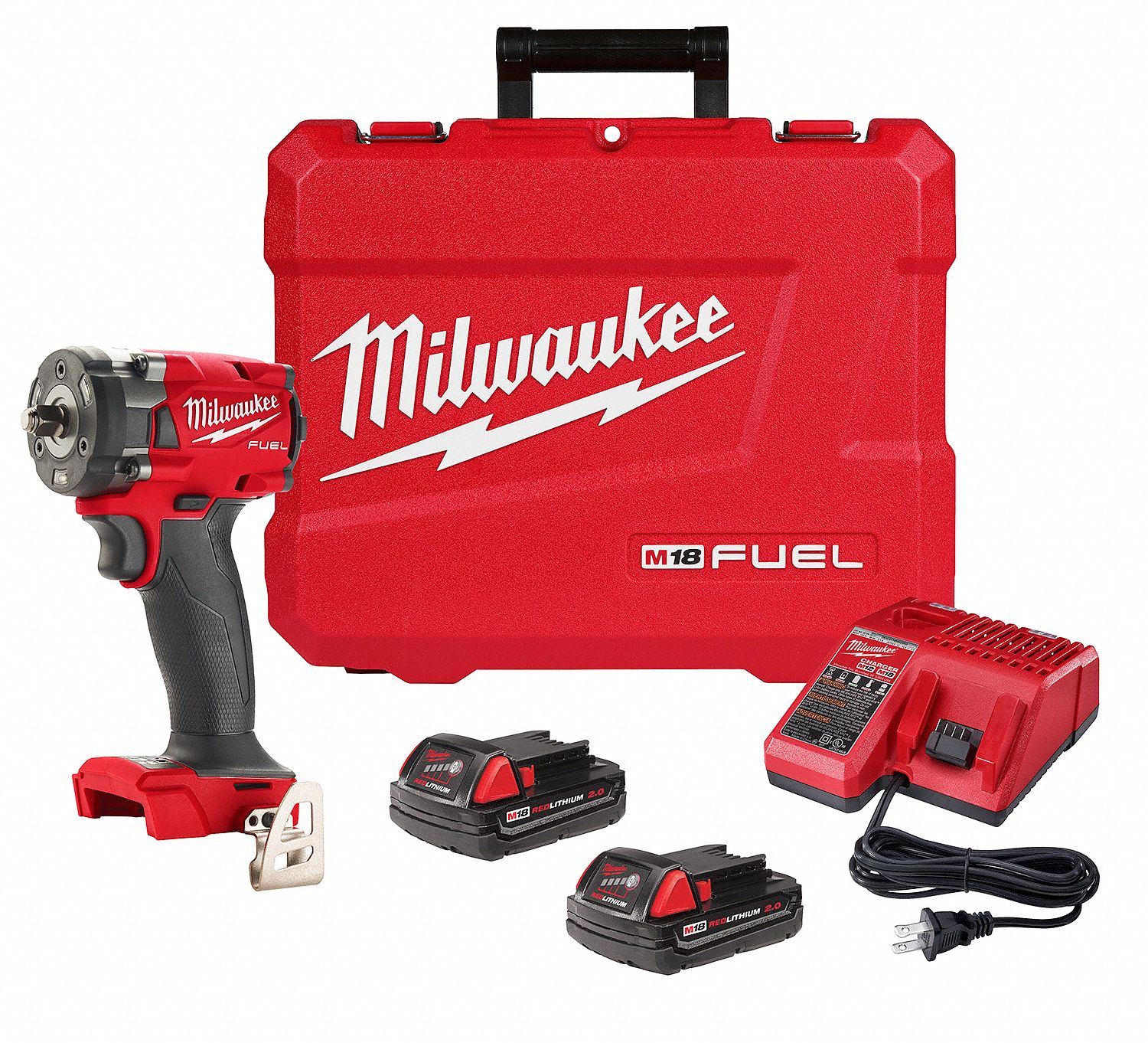 3 8 In Square Drive Size 250 Ft lb Fastening Torque Impact Wrench Kit