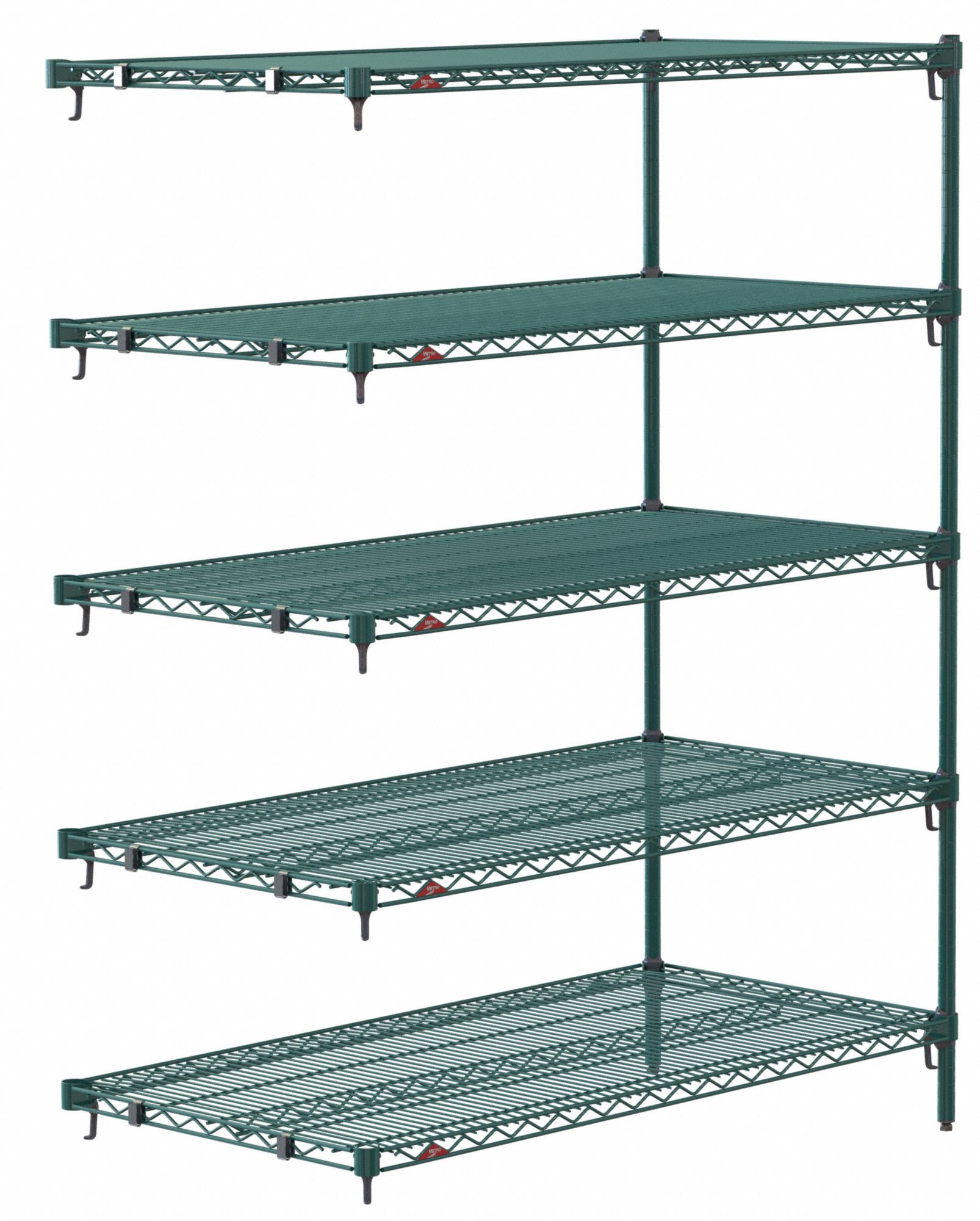 METRO, Add-On, 48 in x 24 in, Wire Shelving, Shelf, Metal, Adjustable ...