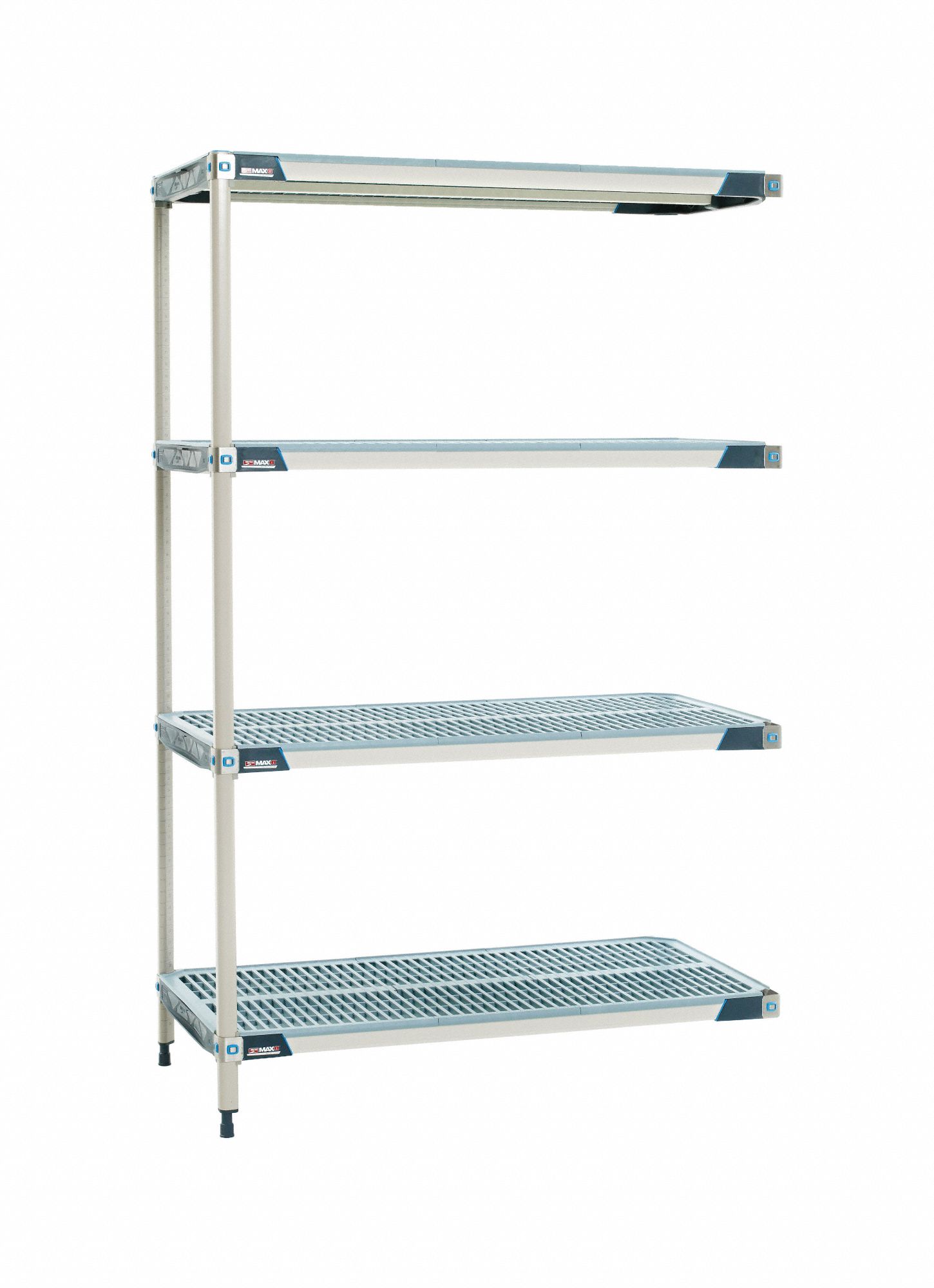 METRO, 24 in x 30 in, 62 in Overall Ht, Plastic Industrial Shelving ...