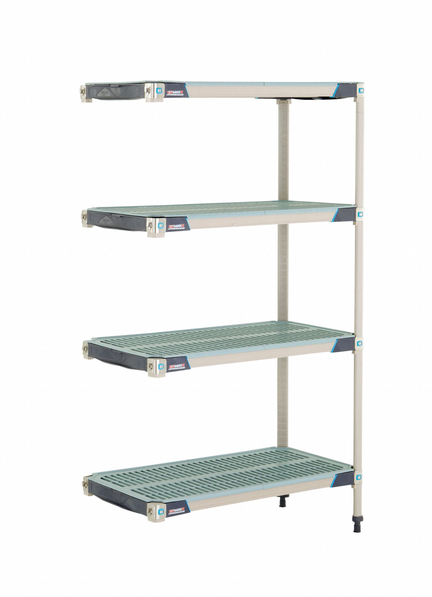 METRO, 18 in x 36 in, 62 in Overall Ht, Plastic Industrial Shelving ...