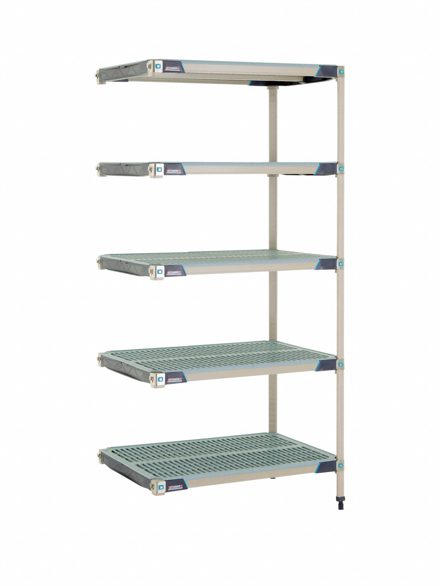METRO, 24 in x 36 in, 74 in Overall Ht, Plastic Industrial Shelving ...