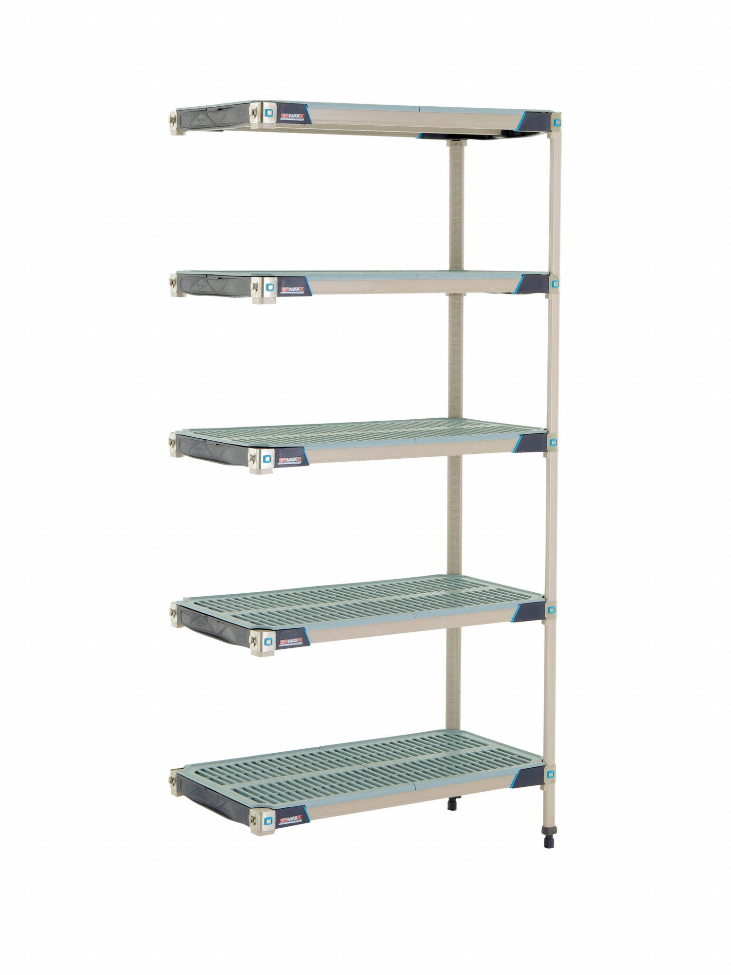 METRO, 18 in x 36 in, 74 in Overall Ht, Plastic Industrial Shelving ...