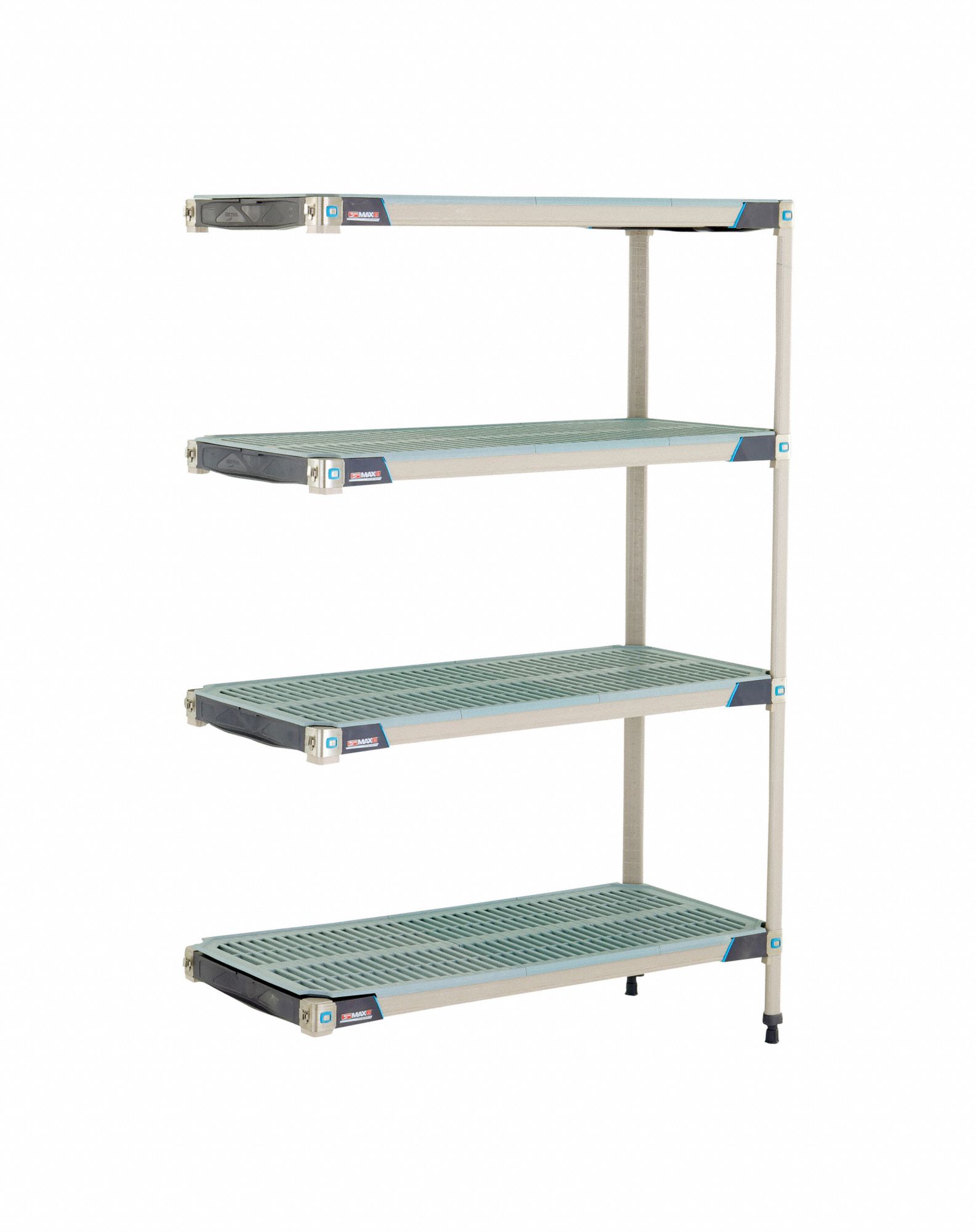 METRO, 18 in x 42 in, 62 in Overall Ht, Plastic Industrial Shelving ...