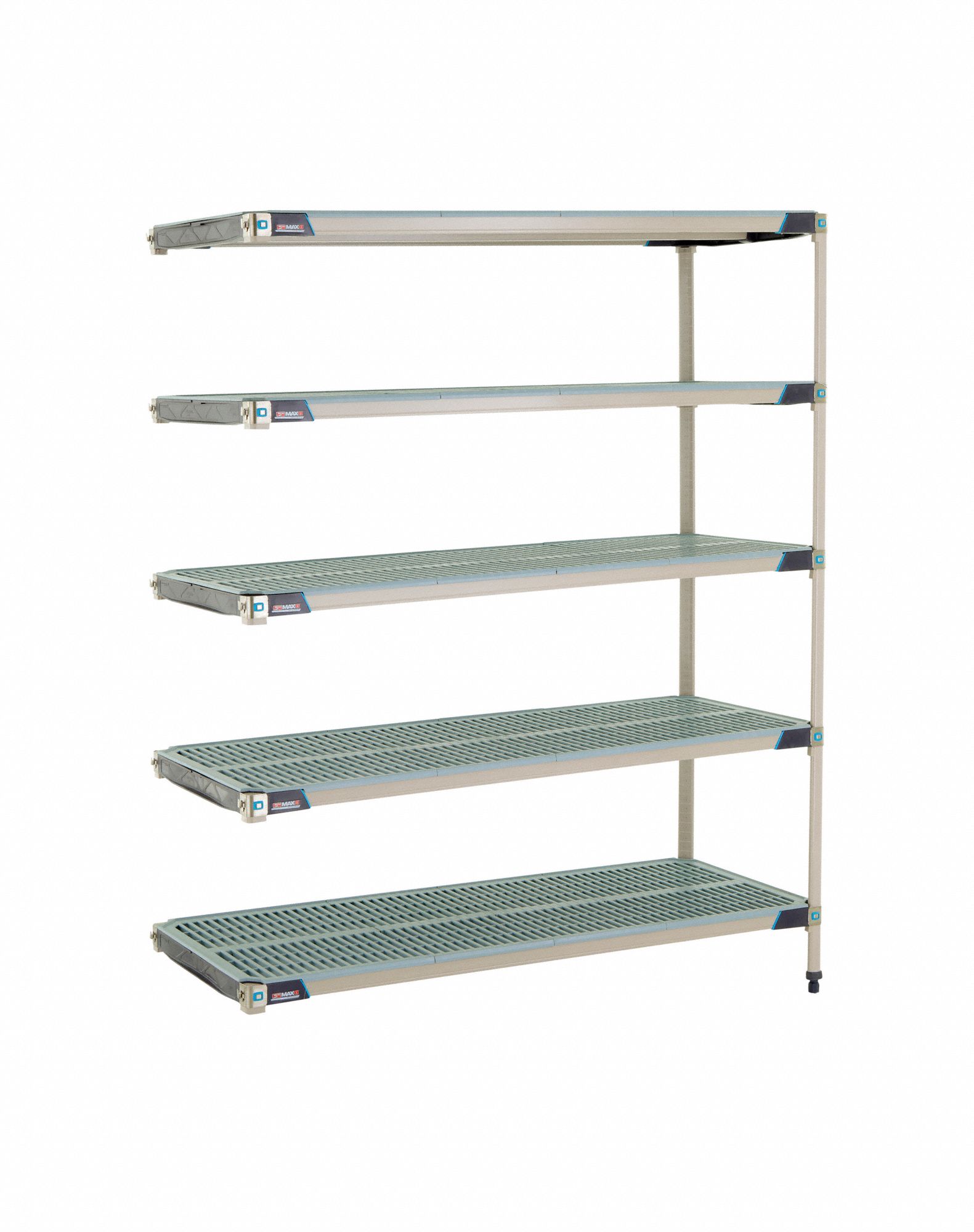 METRO, 24 in x 60 in, 74 in Overall Ht, Plastic Industrial Shelving ...