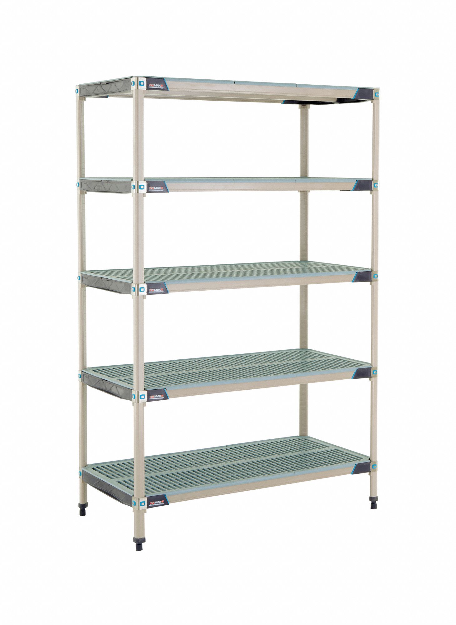 METRO, 24 in x 48 in, 74 in Overall Ht, Plastic Industrial Shelving ...