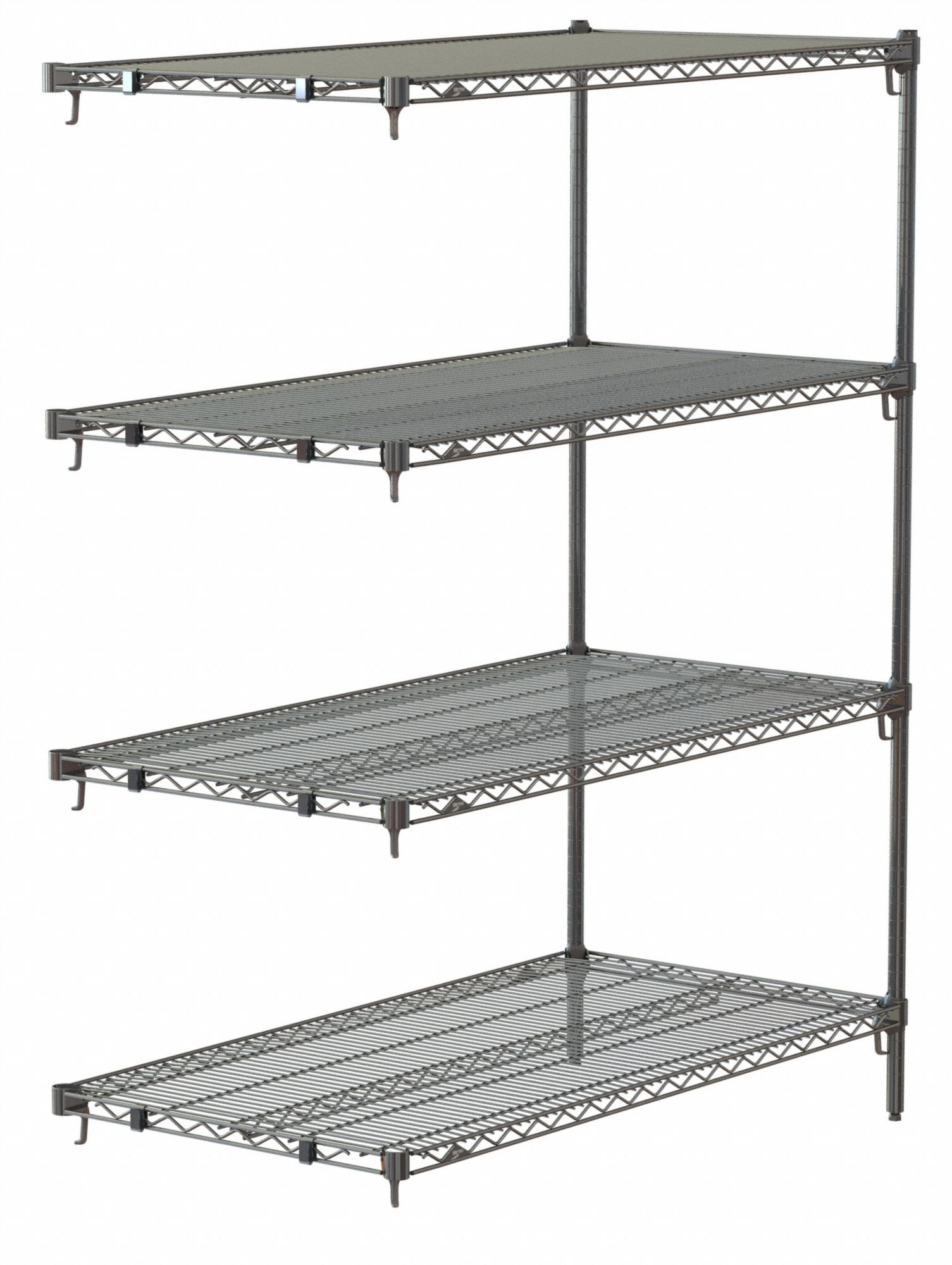 METRO, Add-On, 48 in x 24 in, Wire Shelving, Shelf, Metal, Adjustable ...