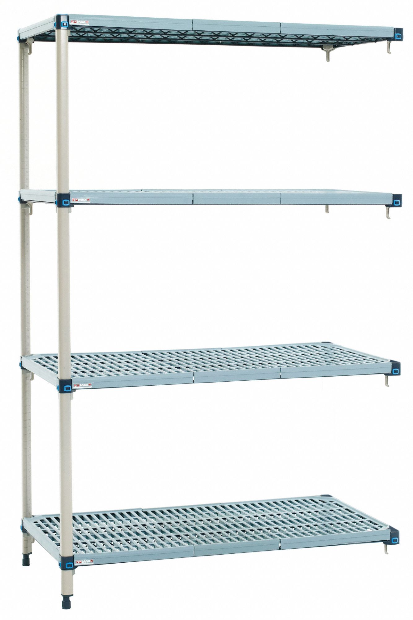 METRO, 24 in x 60 in, 62 in Overall Ht, Shelf Plastic Industrial ...