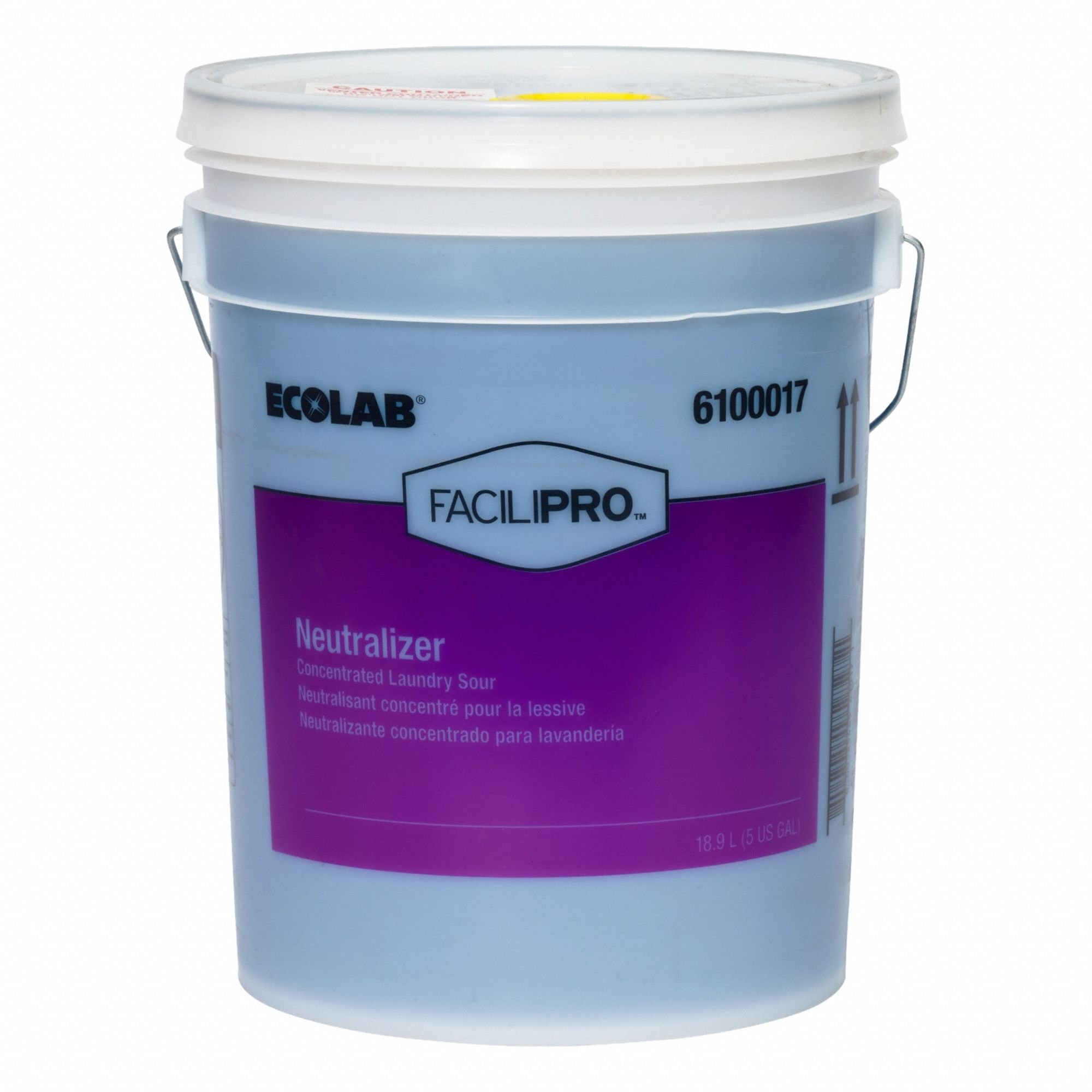 ECOLAB, Bucket, 5 gal, Laundry Sour - 400GM4|6100017 - Grainger