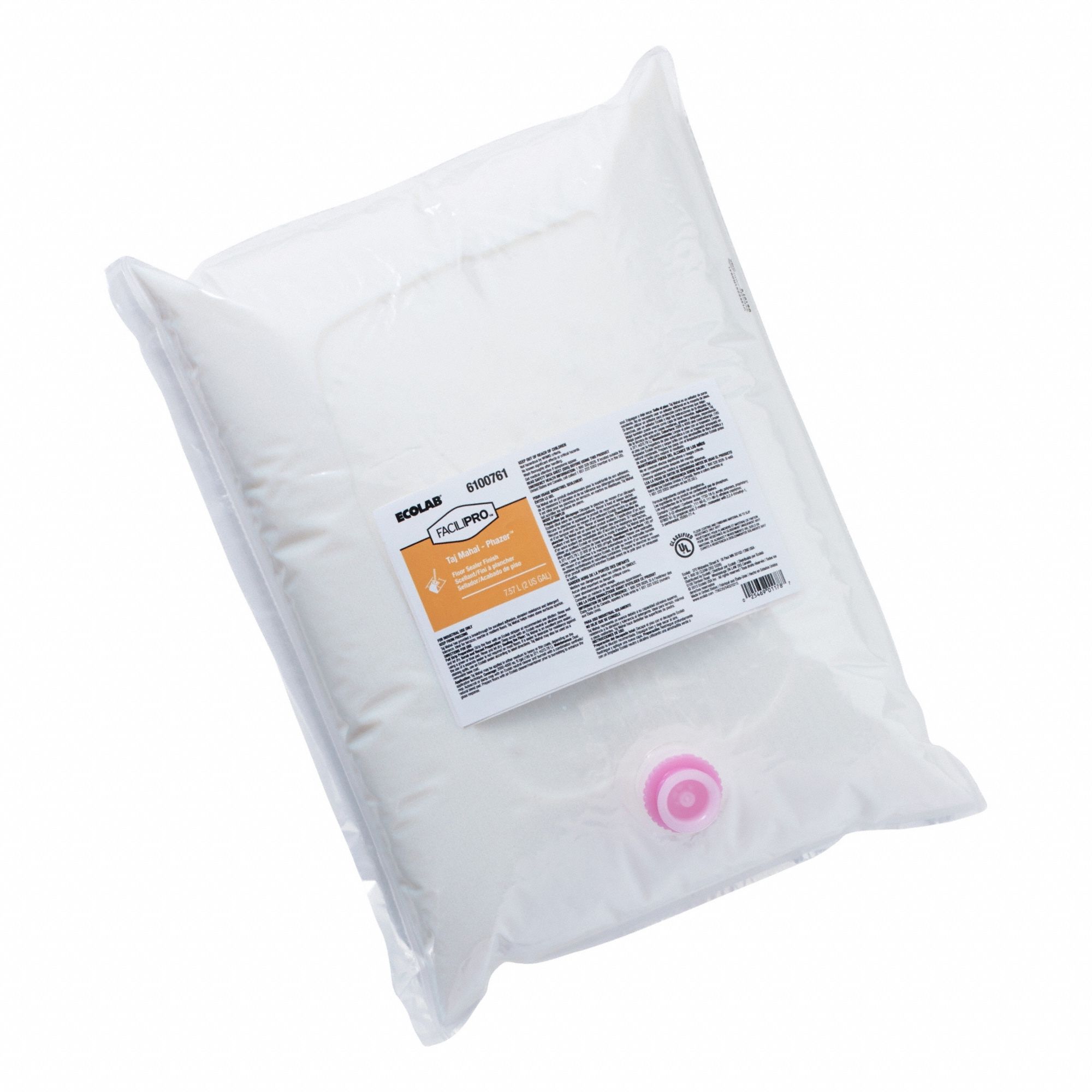 ECOLAB, Bag, 2 gal Container Size, Floor Sealer Finish - 400GJ6|6100761 ...