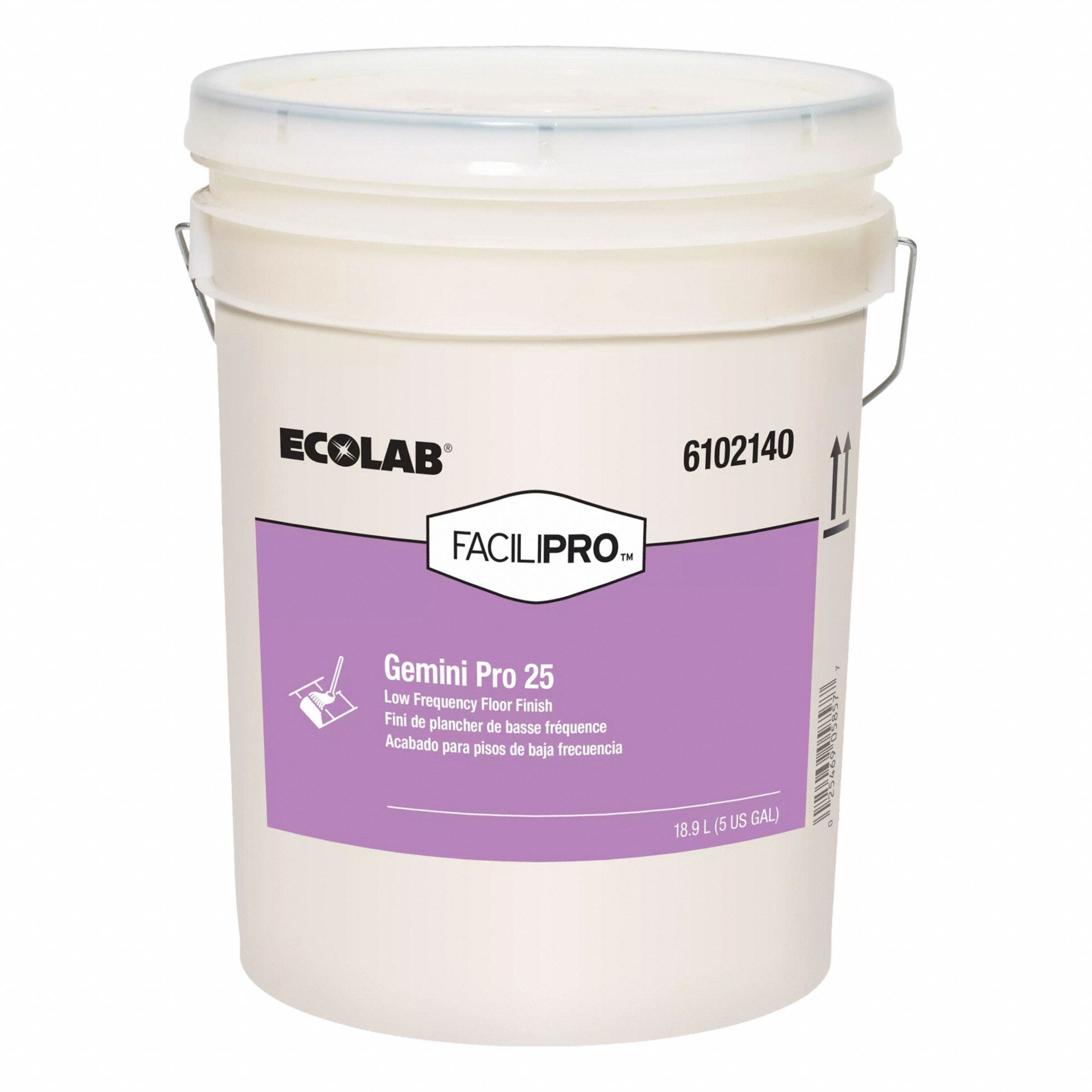 ECOLAB, Bucket, 5 gal Container Size, Floor Finish - 400GC7|6102140 ...