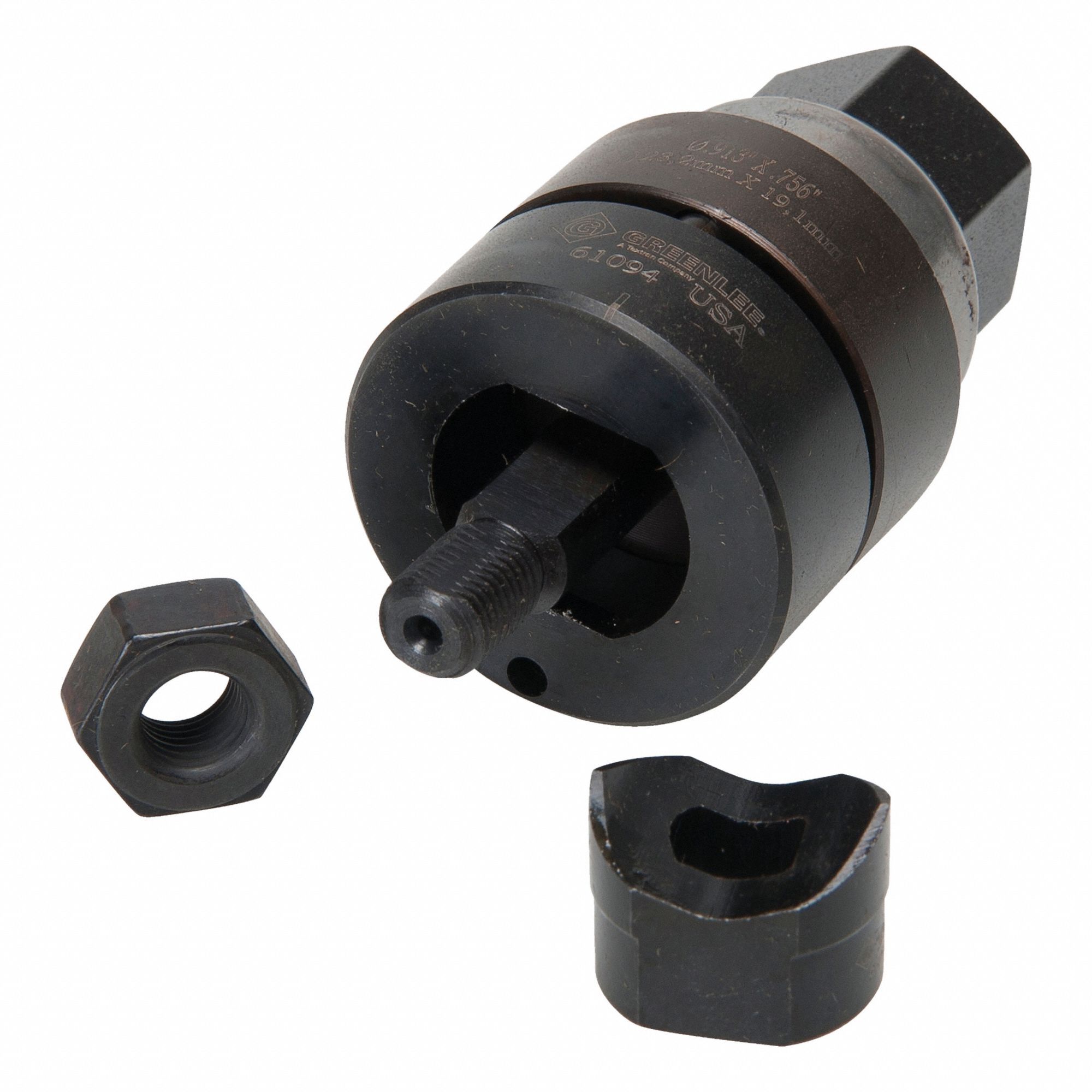 Double D Punch Unit,.913",23.2mm - Grainger