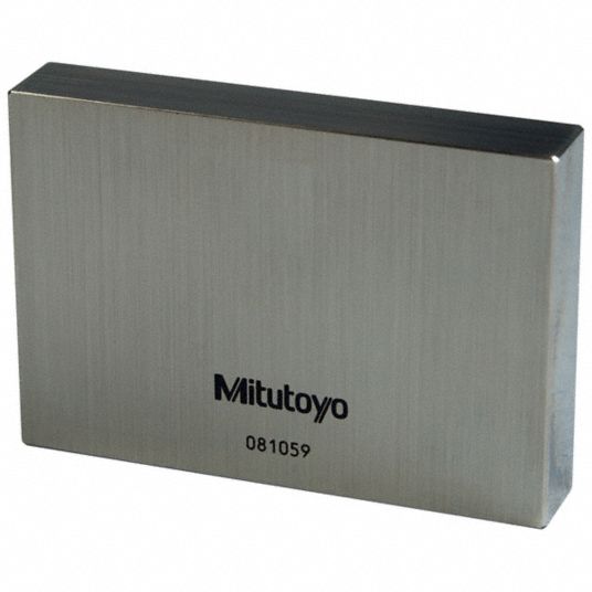 MITUTOYO, Rectangular, 100 mm Nominal Size, Rectangular Gauge Block ...
