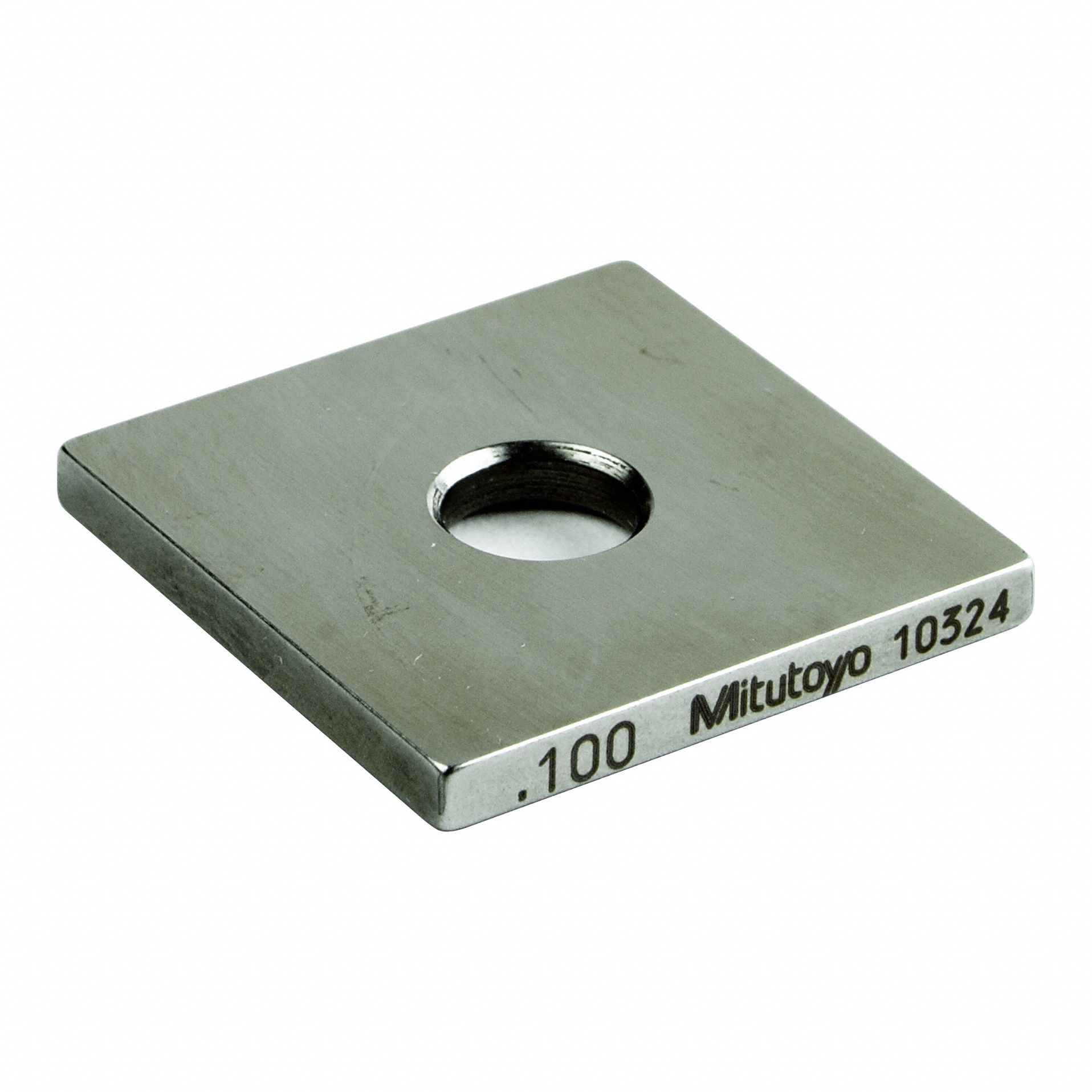 MITUTOYO, Square, 0.100 in Nominal Size, Calibrated Gauge Block ...