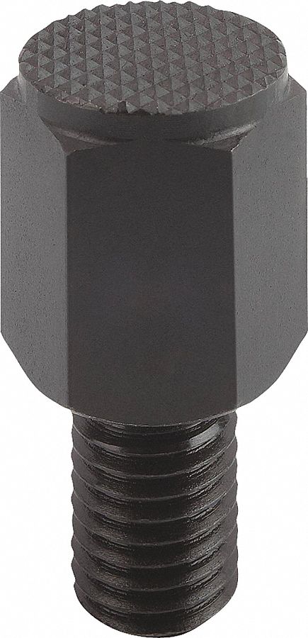 KIPP, External Threads, Serrated, Positioning Foot w/Serrated Face ...
