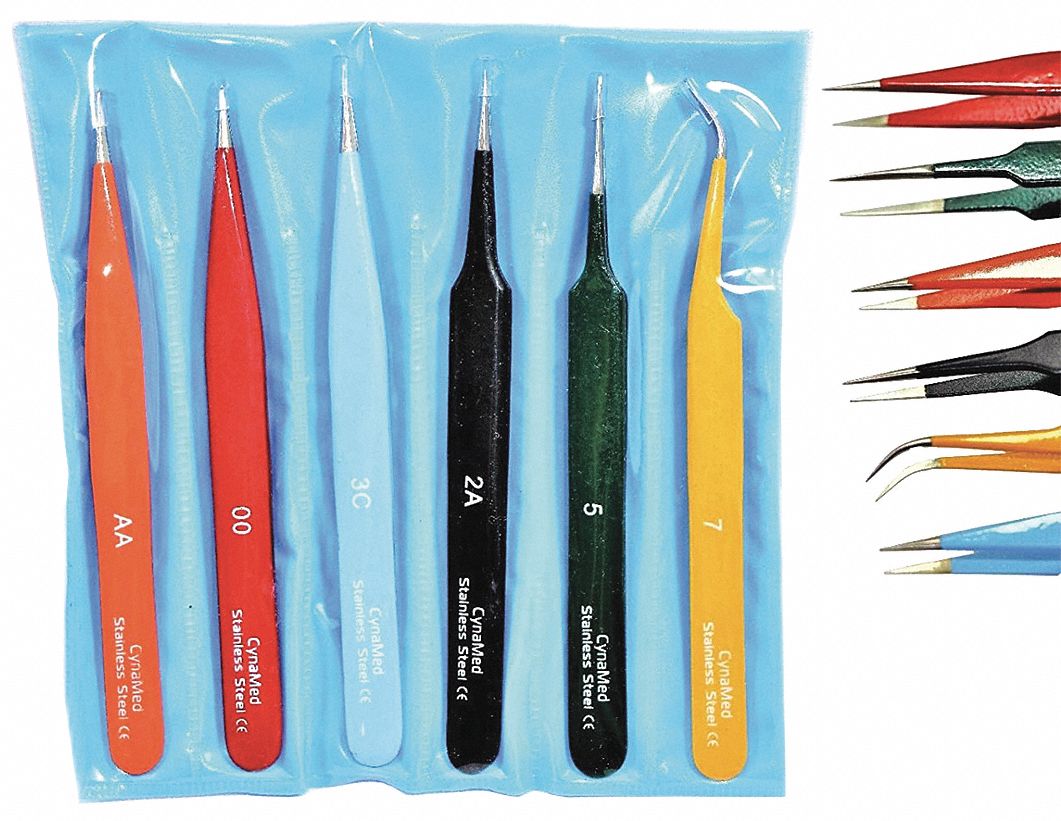 ESD Safe Micro Forceps Set - Grainger