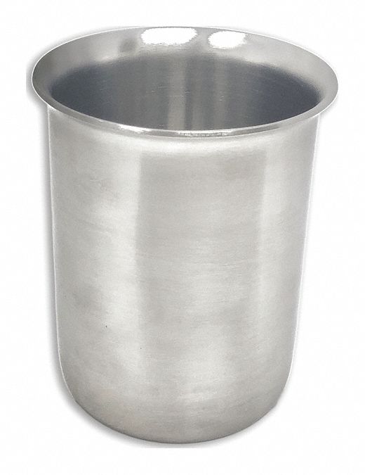 Steel Beakers with Rim,Low Form,250mL - Grainger