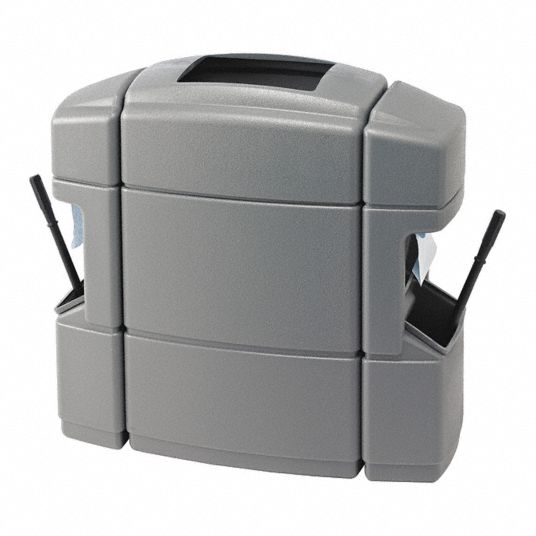 COMMERCIAL ZONE PRODUCTS, Square, Flat with Top Opening Top, Cleaning ...