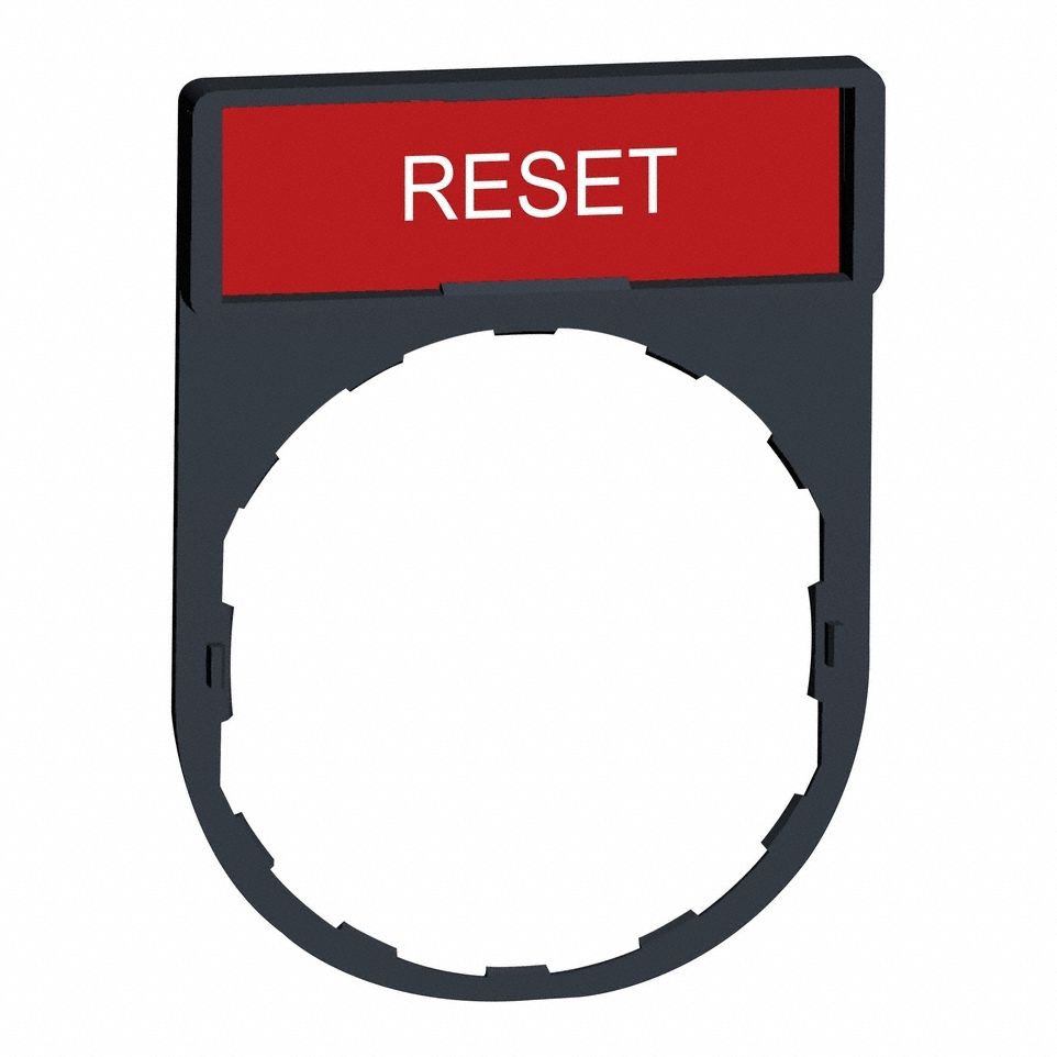 22 mm Panel Mounting Size, Rectangular, Legend Plate - 6JC59|ZBY2323 - Grainger