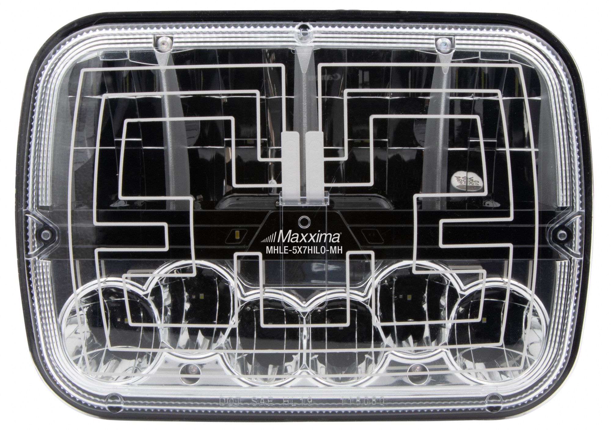 MAXXIMA, Headlight, LED, Headlight - 61CU45|MHLE-5X7HILO-MH - Grainger