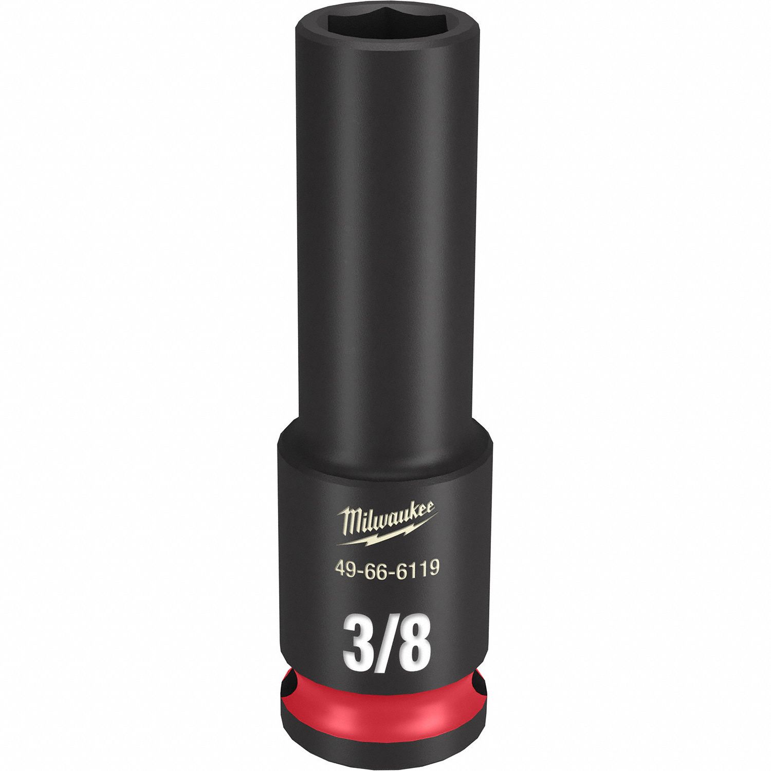 MILWAUKEE, 3/8 in Drive Size, SAE, Deep Impact Socket - 61DK36|49-66 ...