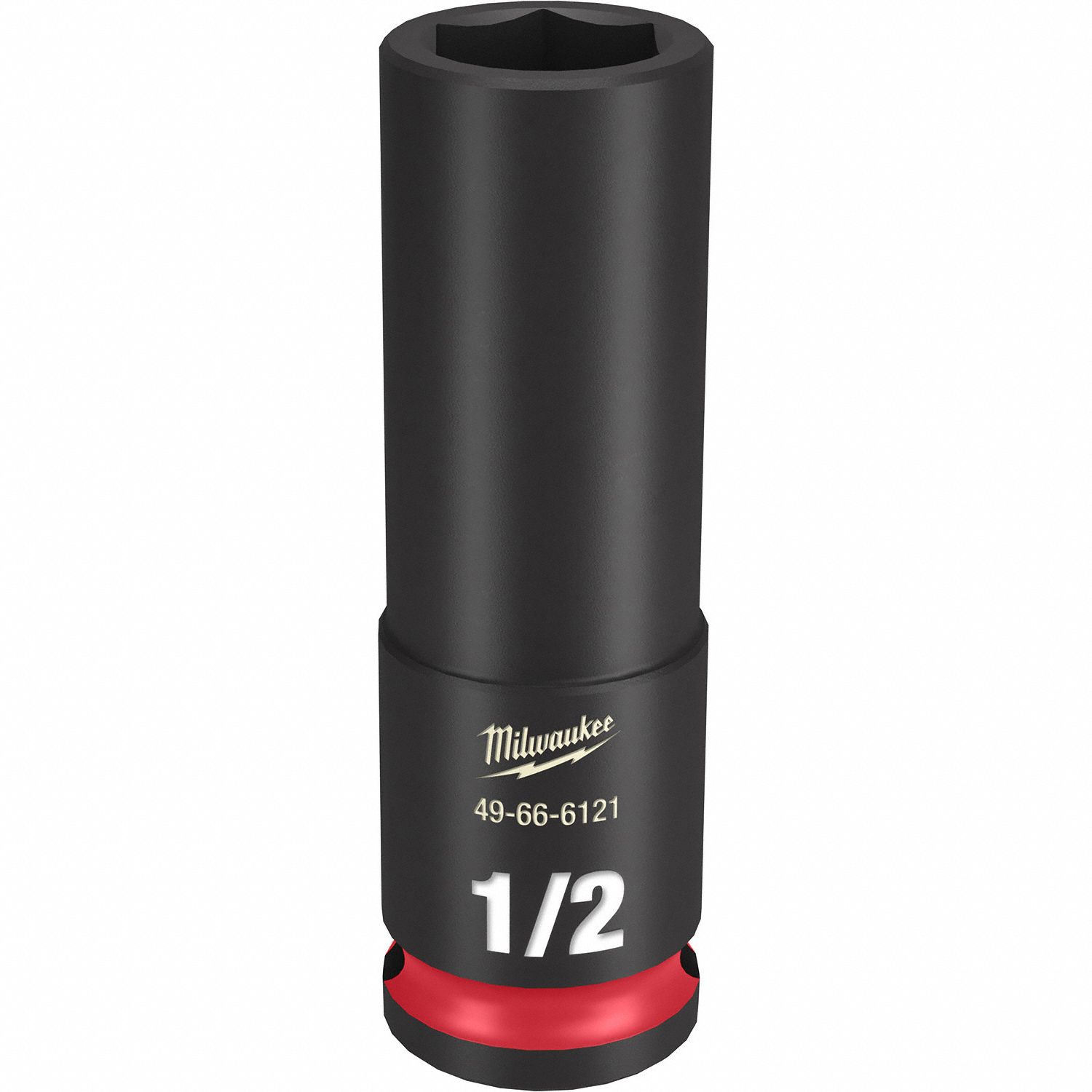MILWAUKEE, 3/8 in Drive Size, SAE, Deep Impact Socket - 61DK38|49-66 ...