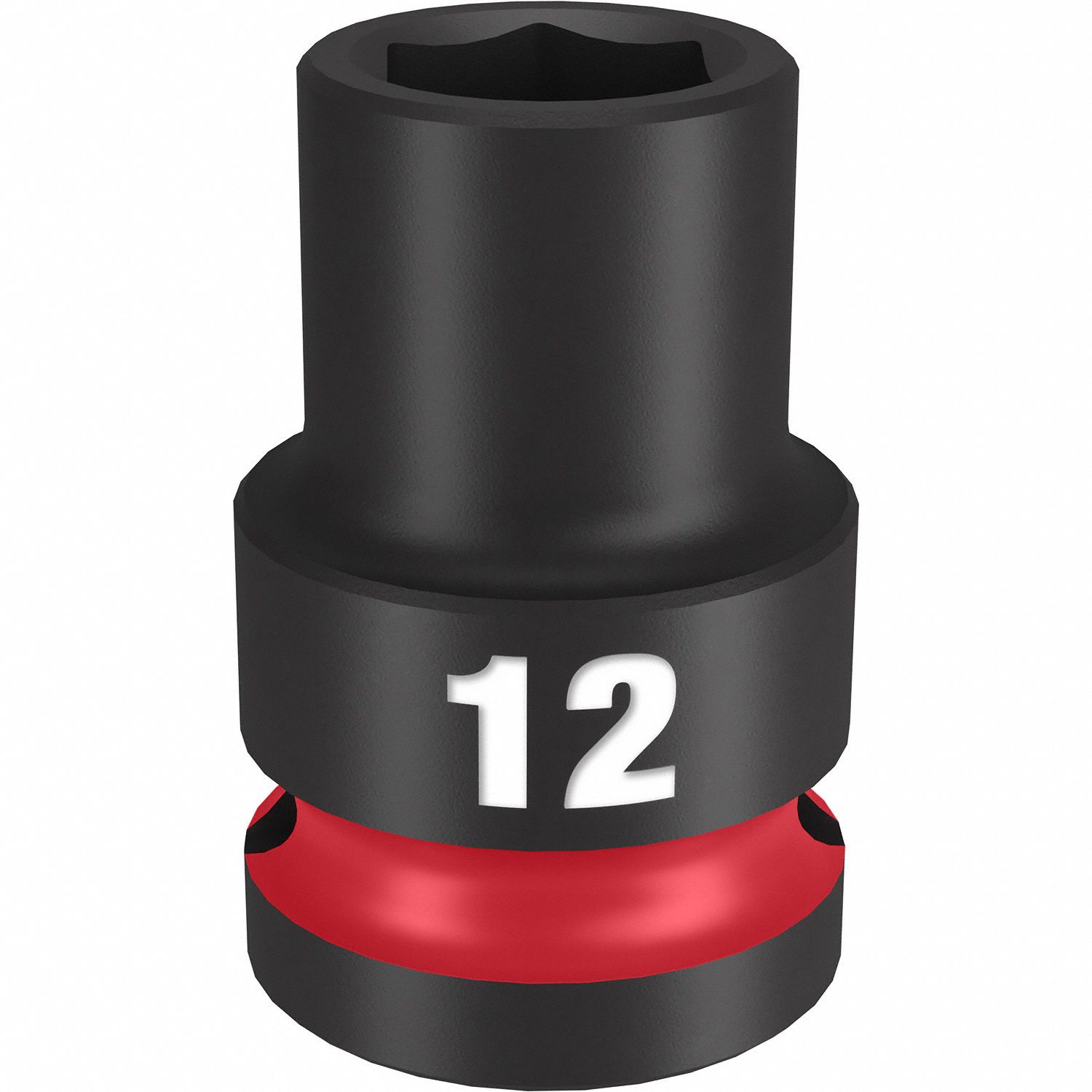 MILWAUKEE Standard Impact Socket, Socket Size 12 mm, Socket Shape 6 ...