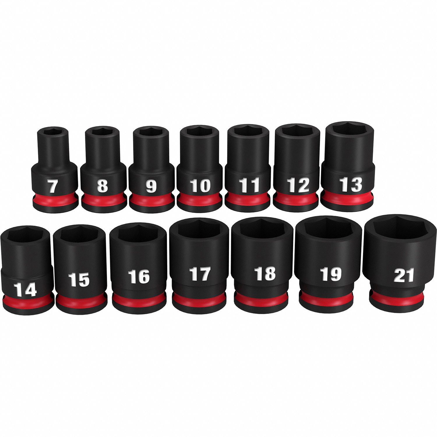 MILWAUKEE, 3/8 in Drive Size, Small Set (0-50 pieces) Set Size, Impact ...