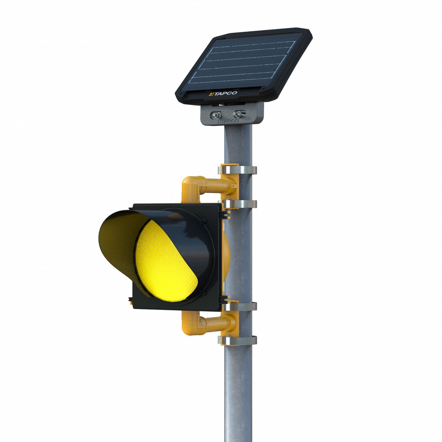 TAPCO, Power Source Solar, Lamp Type LED, Traffic Beacon - 61DU25 ...