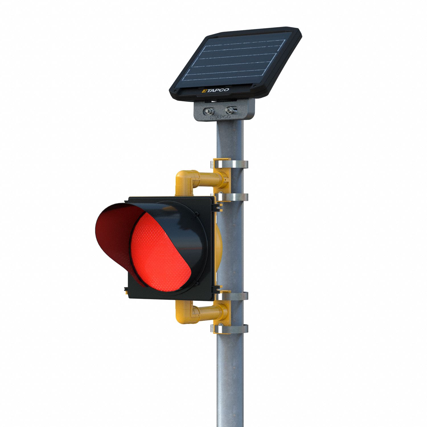 TAPCO, Power Source Solar, Lamp Type LED, Traffic Beacon - 61DU27 ...