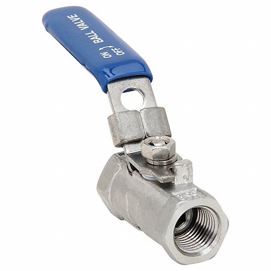 USA INDUSTRIALS, 1/4 in, 304 Stainless Steel, Manual Two-Way Ball Valve ... USA INDUSTRIALS, 1/4 in, 304 Stainless Steel, Manual Two-Way Ball Valve ...