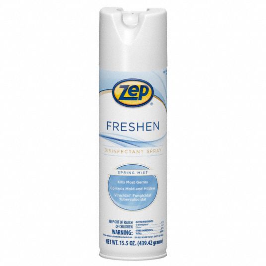 ZEP, Aerosol Spray Can, 15.5 oz Container Size, Disinfectant Spray ...