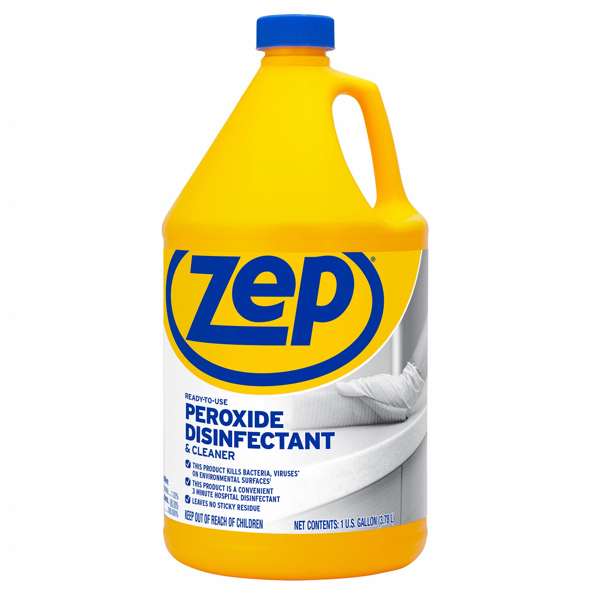 ZEP, Jug, 1 gal Container Size, Peroxide Disinfectant and Cleaner ...