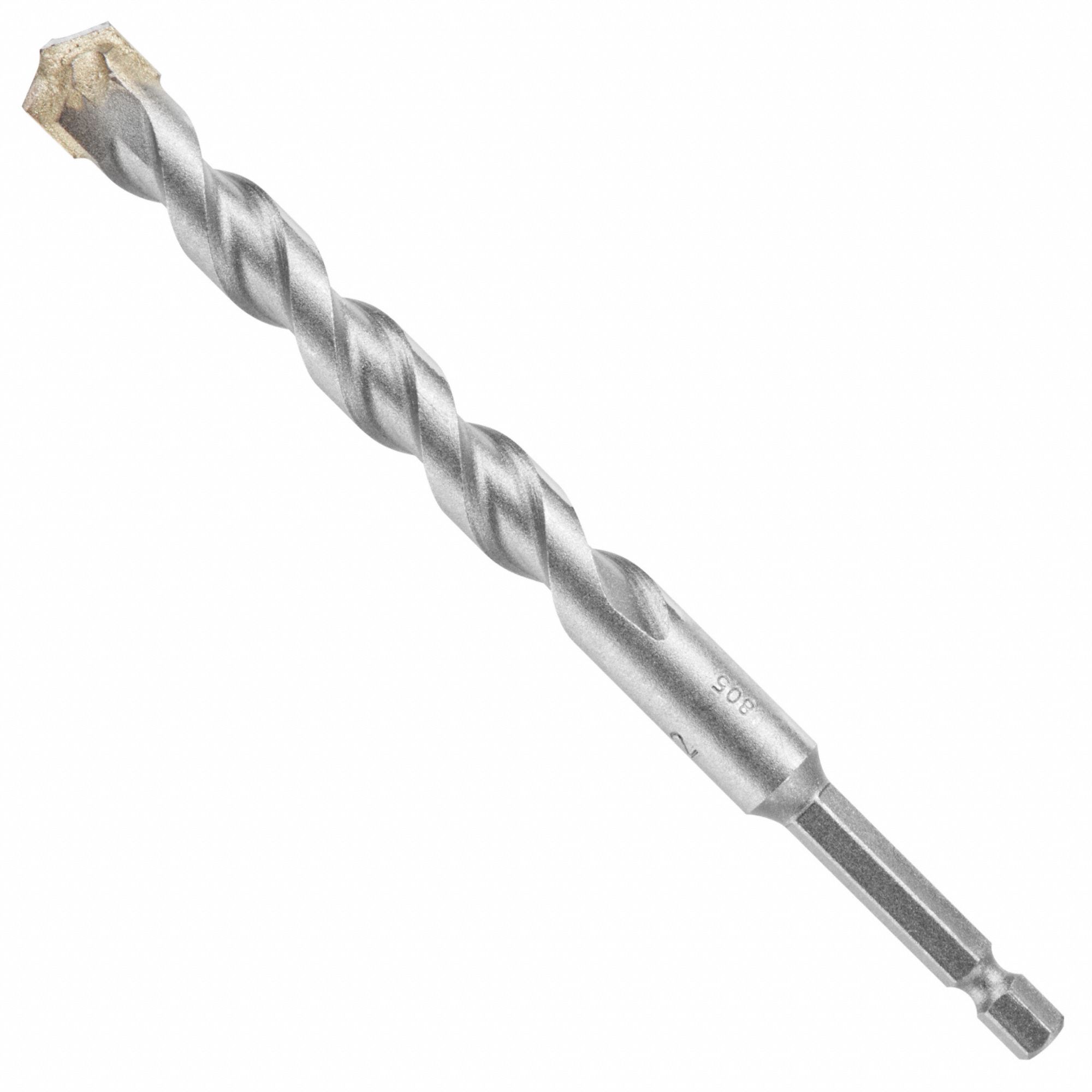 BOSCH, 1/2 in Drill Bit Size, 4 in Max Drilling Dp, Hammer Drill Bit ...