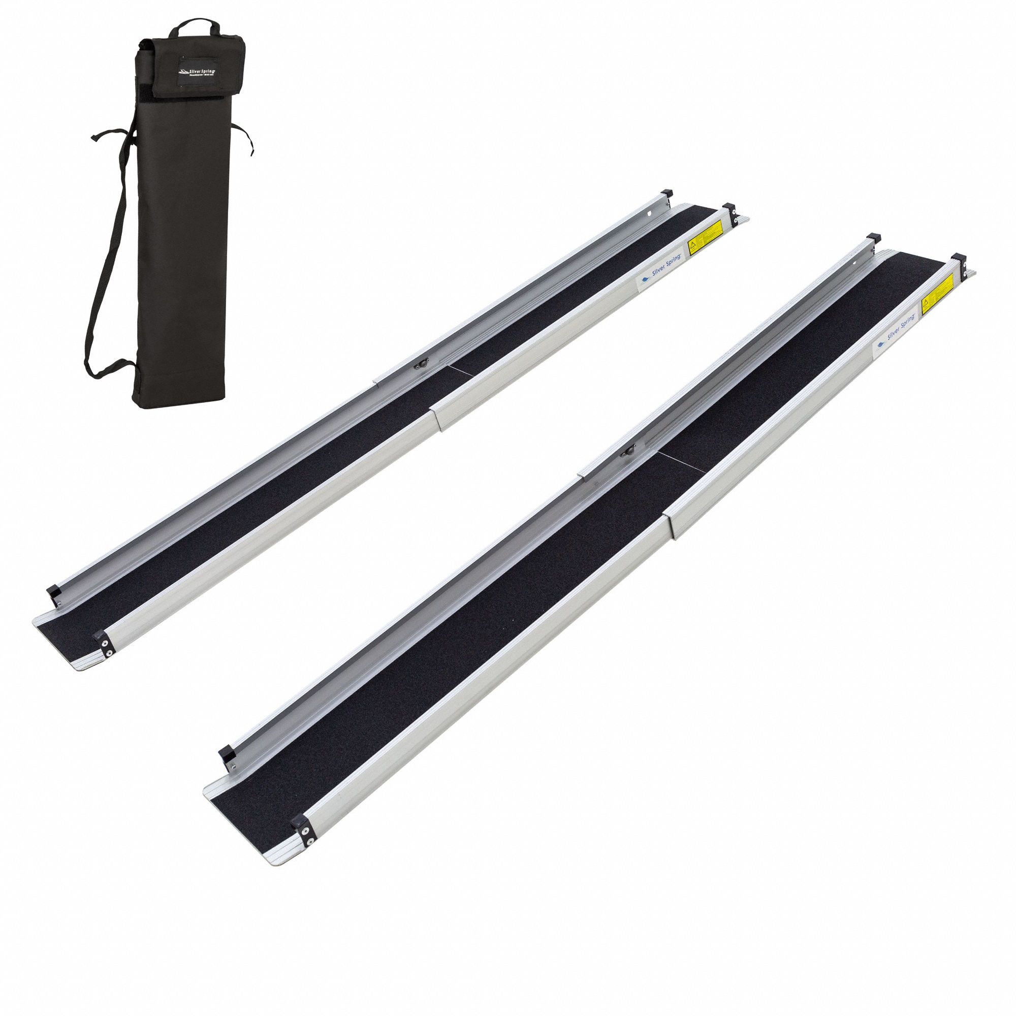 Wheelchair Ramp, Silver, Wheelchair Track Ramp - 61KE54|TWR-V2-3-5-Kit ...