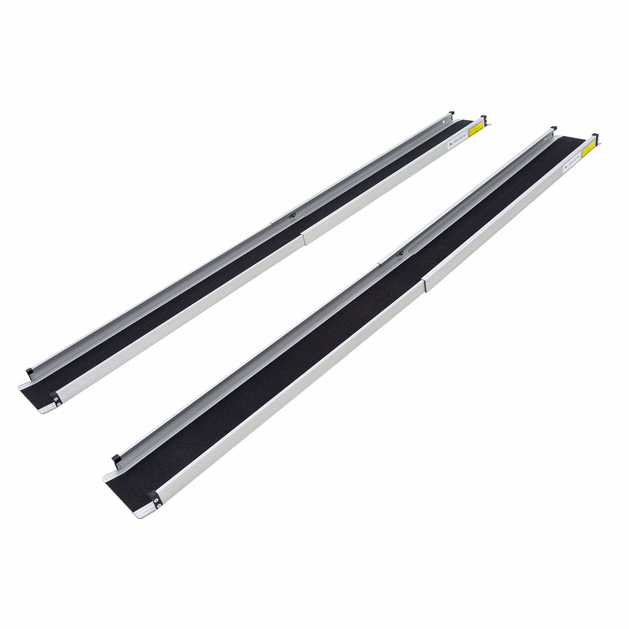 Wheelchair Ramp, Silver, Wheelchair Track Ramp - 61KE55|TWR-V2-7 - Grainger