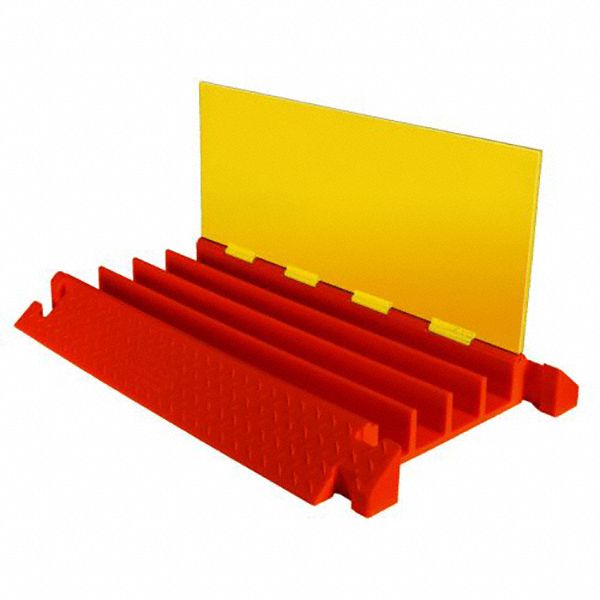 Orange/Yellow, Polyurethane, CABLE PROTECTOR - 61KK56|CP4X300-Y/O ...