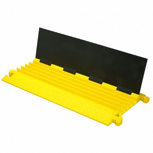 Black/Yellow, Polyurethane, CABLE PROTECTOR - 61KK60|BB5-125-T-B/Y ...