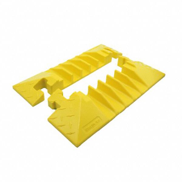 Yellow, Polyurethane, CABLE PROTECTOR - 61KK61|BB5EB-125-T-Y - Grainger