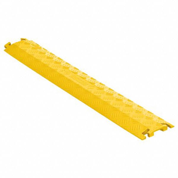 Yellow, Polyurethane, CABLE PROTECTOR - 61KK83|FL1X1.5-Y - Grainger