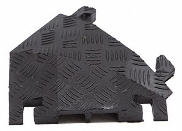 Black, Polyurethane, CABLE PROTECTOR - 61KK97|FL45RT2X1.75-B - Grainger