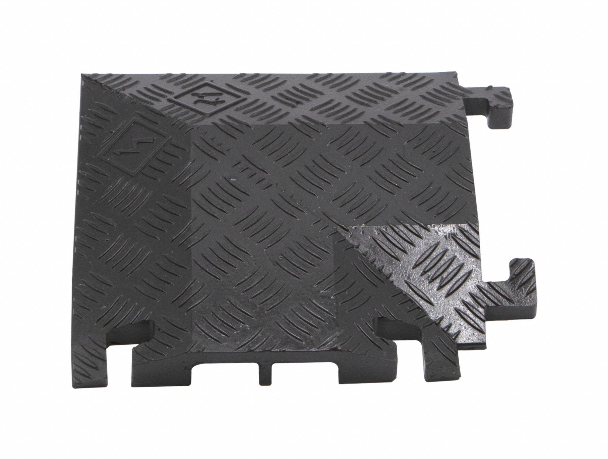 Black, Polyurethane, CABLE PROTECTOR - 61KL05|FL90LT2X1.75-B - Grainger